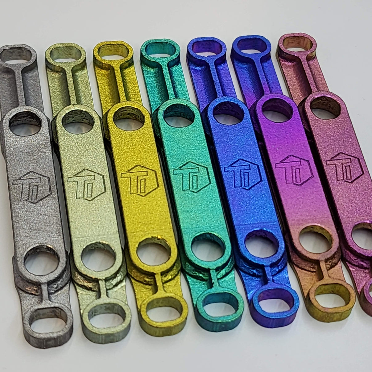 8.1g 3Dプリントチタン製フロントディスクブレーキアダプター | ユニバーサルフィット | Shimano & SRAM – Ti ...