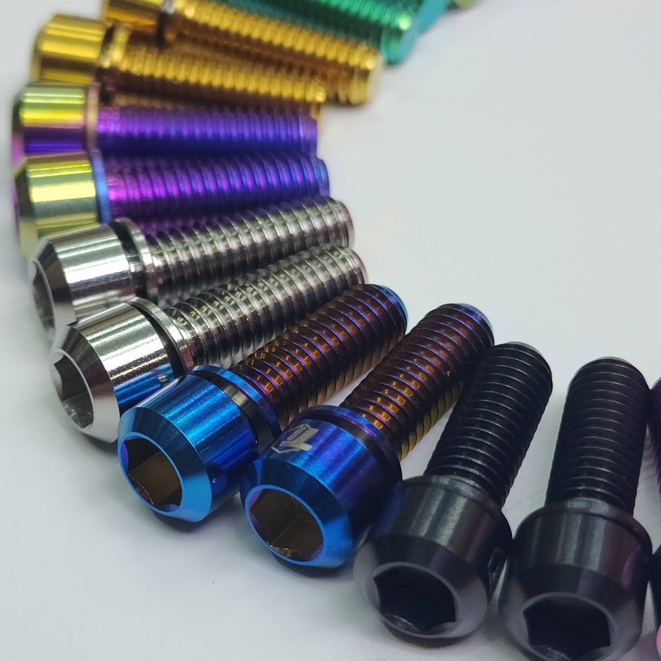 Premium Titanium Screws Nuts & Bolts in Cycling | Ti-Parts Titanium