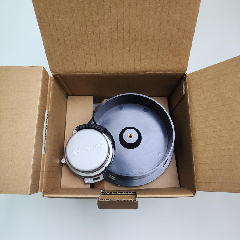 Spin Up Tour Cycling Generator F12W-Pro | Front Wheel Mount on fork ...