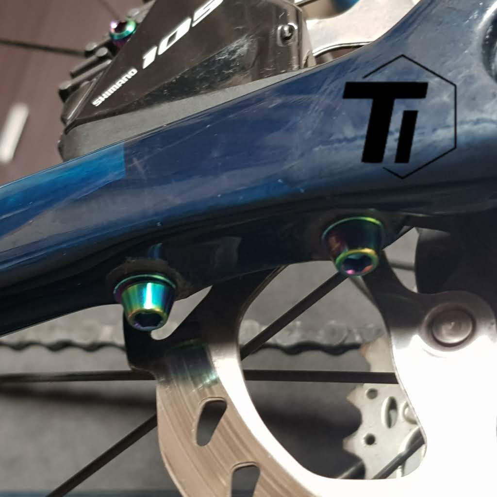 Titanium Bolt for Road bike Hydraulic Disc Brake Caliper Mount BR-R92 ...