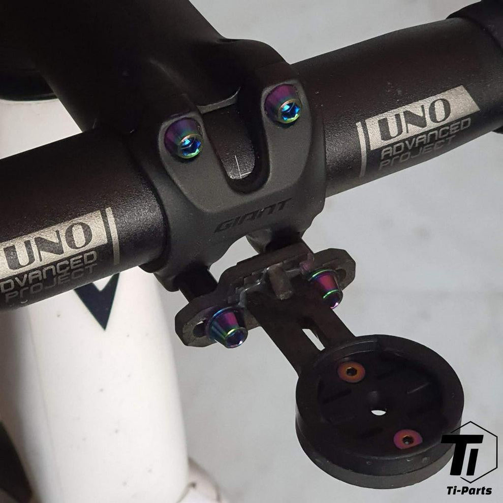 Titanium Screw for Head Unit Base | Meter Mount Base Garmin Edge Wahoo ...