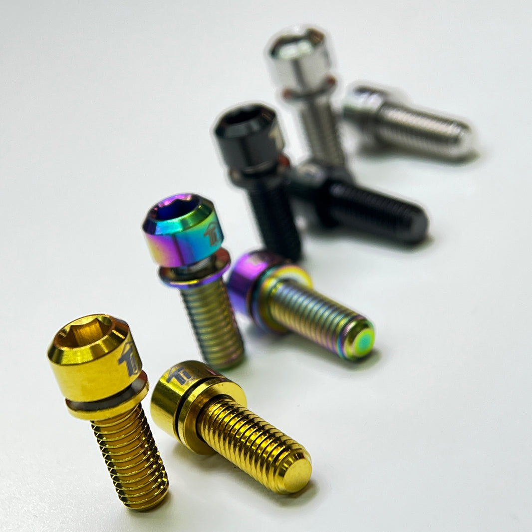 Premium Titanium Screws Nuts & Bolts in Cycling | Ti-Parts Titanium