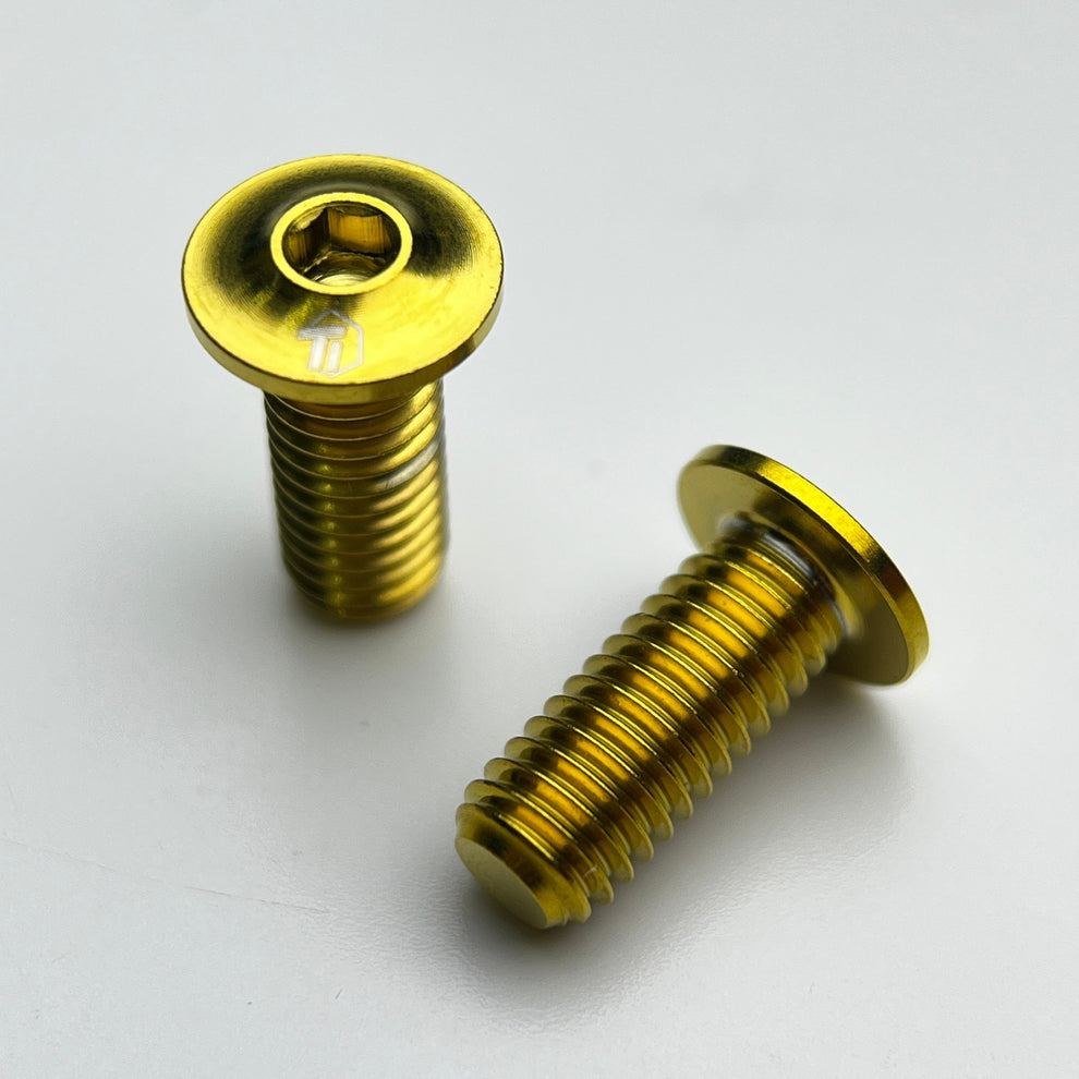 Flat Head Titanium Bolts For Bottle Cage Mounts | Low Profile Fidlock ...