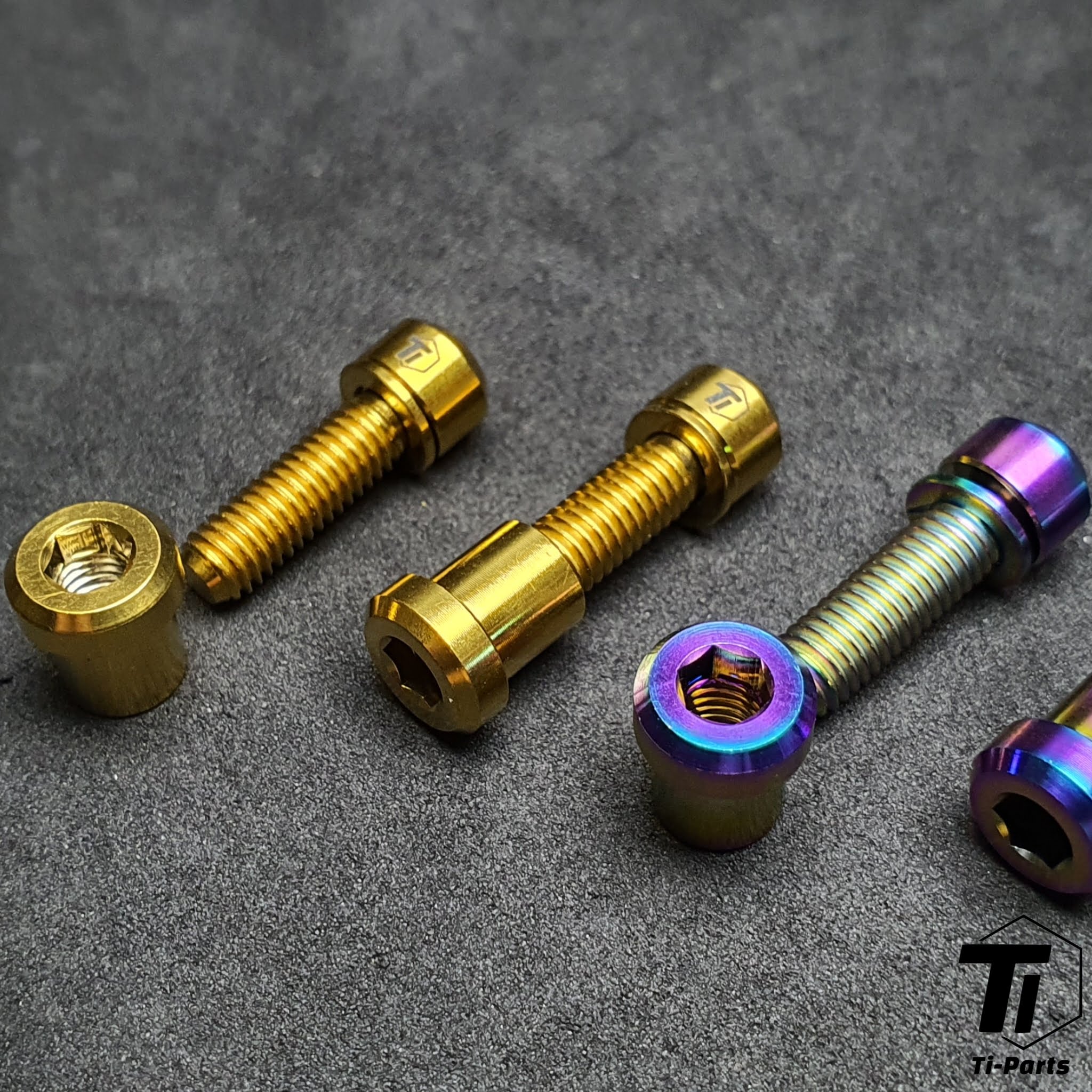 Titanium Lock On Bolt for Handlebar Stem for Factor Black Inc Roval Al ...