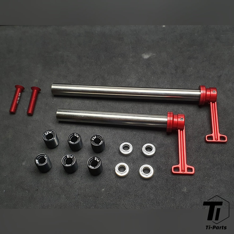 Titanium Universal Thru Axle for Roadbike Disc Brake | 12mm Super Aero ...