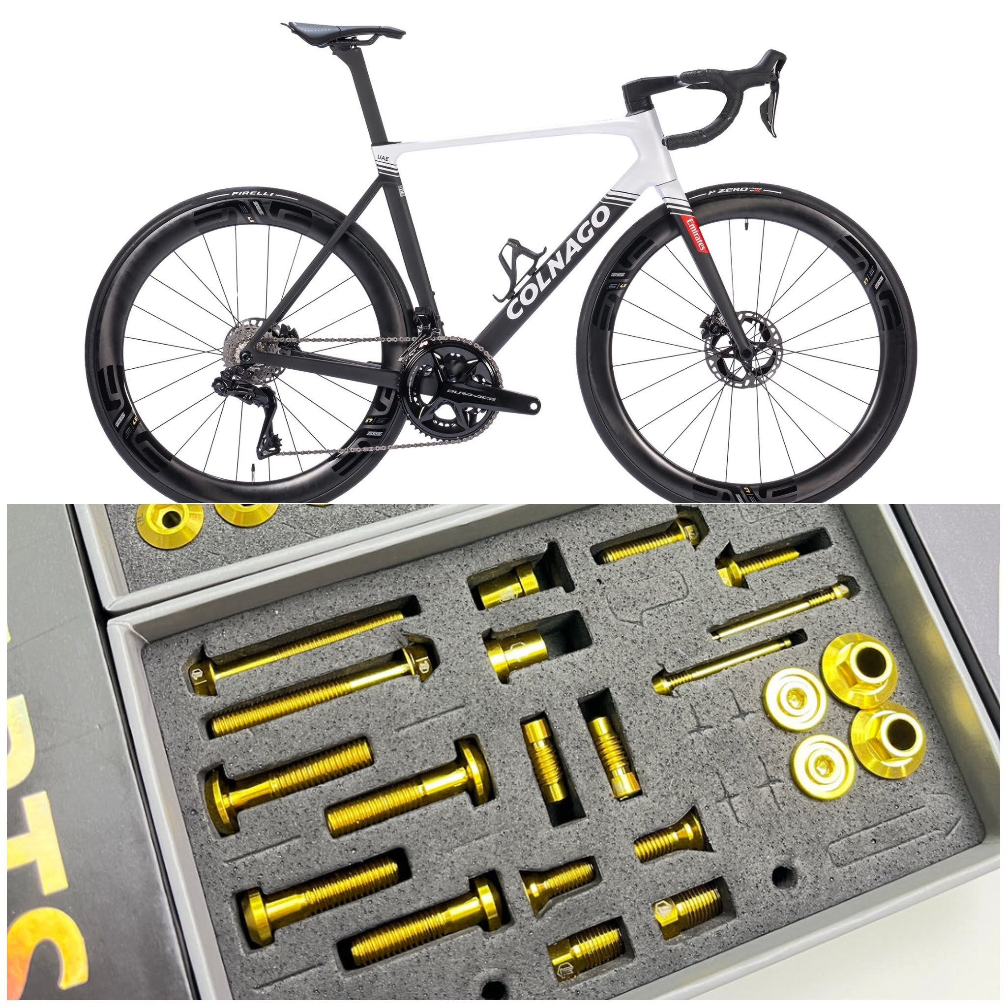 Colnago V5RS Titanium Upgrade – Ti-Parts Titanium