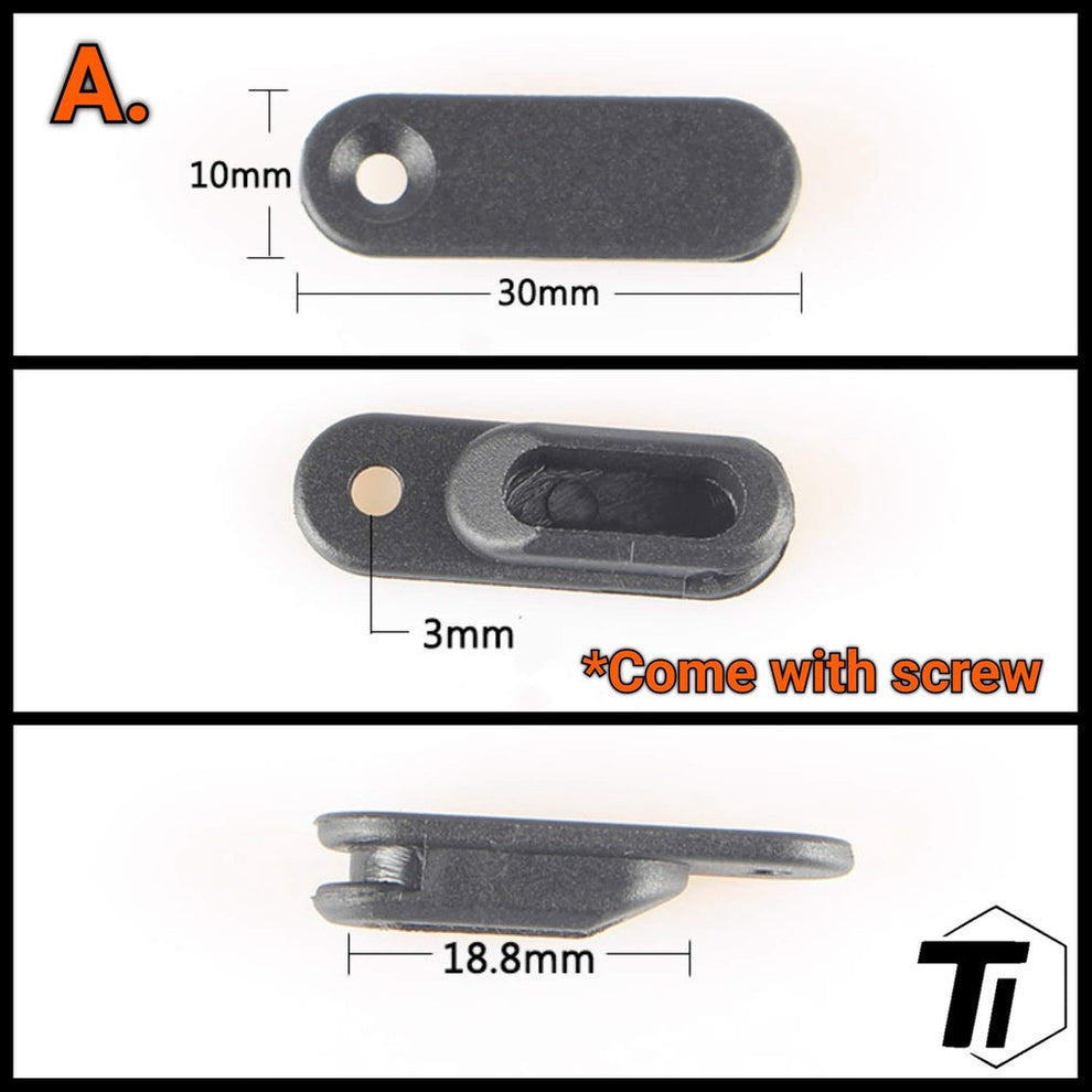 Bike Frame Hole Cover Plug Cap | Silicon Rubber Wireless Di2 12s etap ...