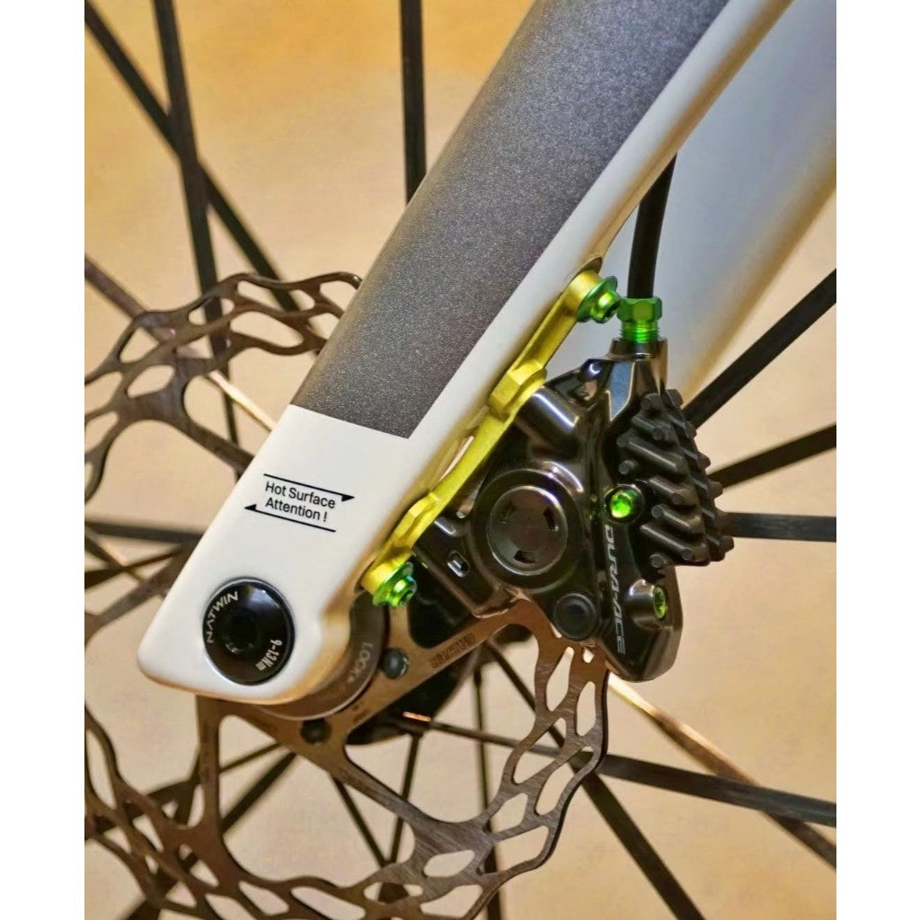 3D Titanium Print Front Disc Brake Adapter Superlight Universal 7g 5g – Ti-Parts Titanium